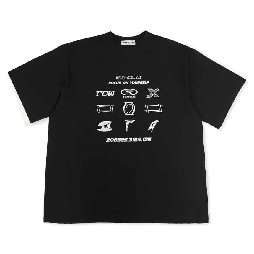 THEY CALL ME 009 - GATHER SHORT SLEEVE Black : THEY CALL ME 데이 콜 미