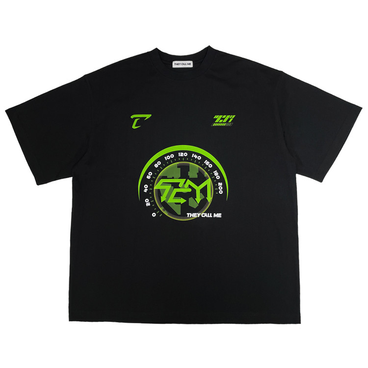 THEY CALL ME 008 - DASH BORD SHORT SLEEVE Black : THEY CALL ME 데이 콜 미
