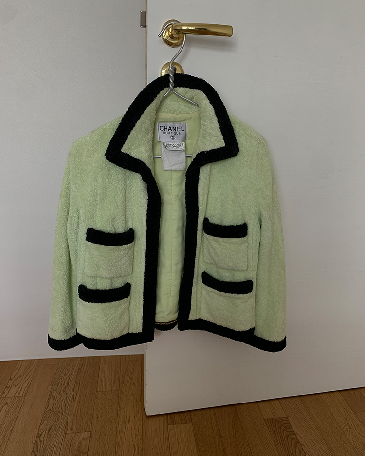 80's Chanel Terry Cotton Jacket : lilisun