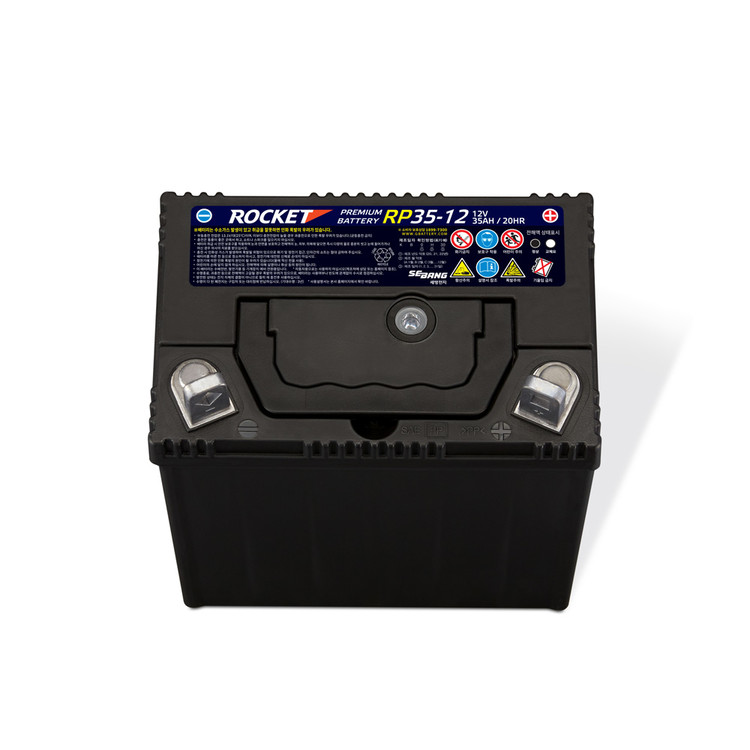 RP35-12 (12V 35AH) 로케트 배터리 산업용 발전기 정류기 UPS용 밧데리 : 로케트배터리 전문회사 판테크