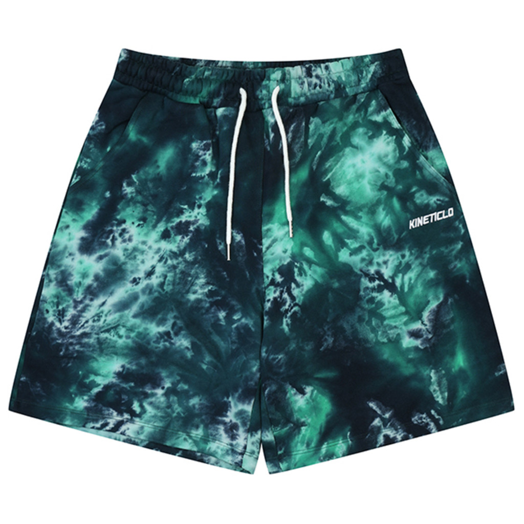 COTTON100 WATER PRINT HALF PANTS