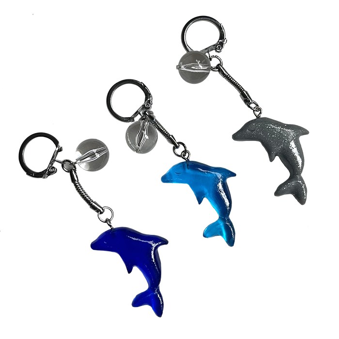 (bys) Resin Dolphin Keychain : KKOTBATT