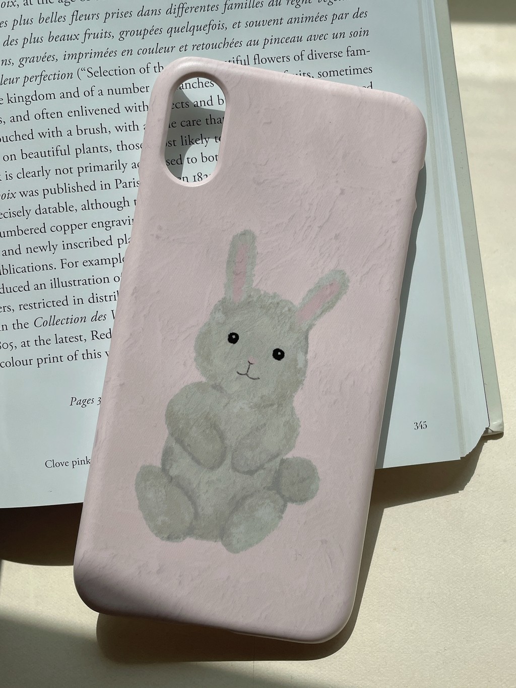 [폰케이스] PINK RABBIT LOVES ME PHONE CASE (Only 토끼) : 르세임디 LE SAMEDI