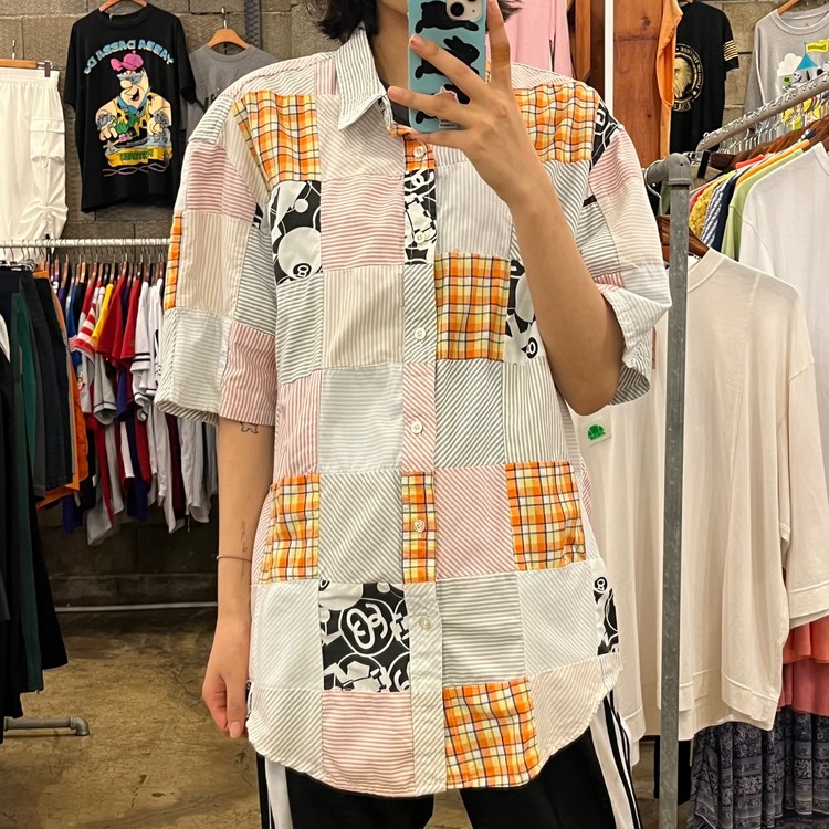 STUSSY patch work shirts (100-105) : OLDCOMPANY(올드컴퍼니)