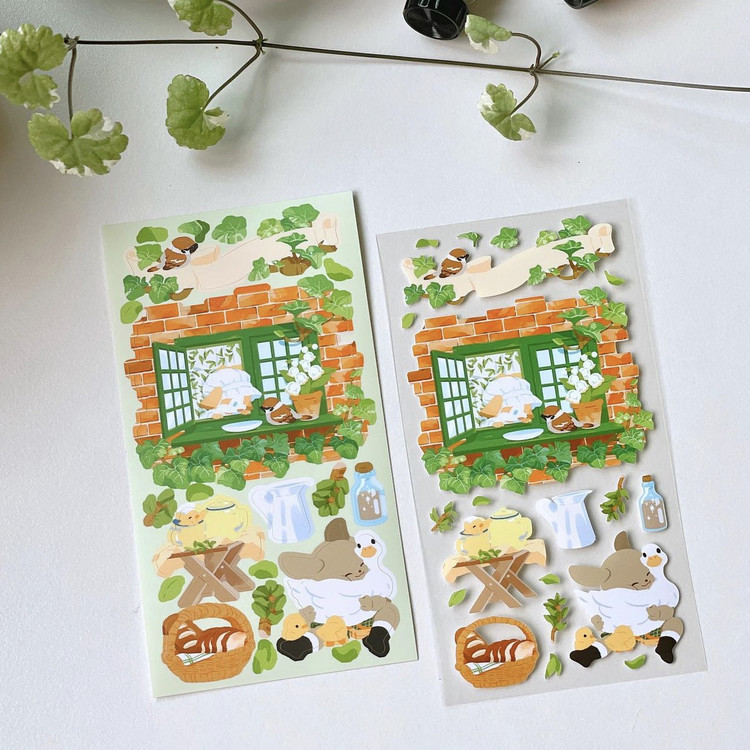 Norudal_shop | Wall of Ivy Removable Seal Sticker : Lovticker
