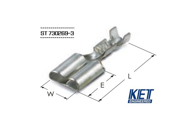 250 터미널 / 1롤(3500개) / KET / ST730269-3 / 단가 문의 후 구매가능 : 하네스몰