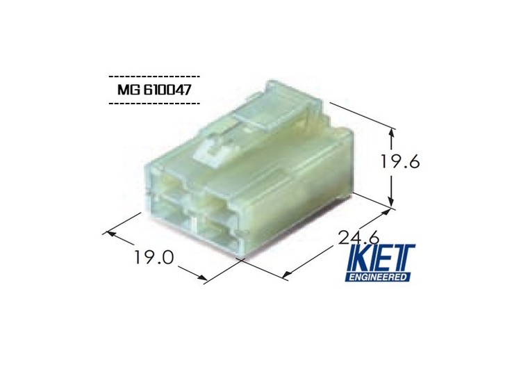 250시리즈 4P 하우징(MALE) / 1봉(500개) / KET / MG610047 / 단가문의후 구매가능 : 하네스몰