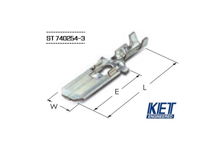 250 터미널 / 1롤(4000개) / KET / ST740254-3 / 단가 문의 후 구매가능 : 하네스몰