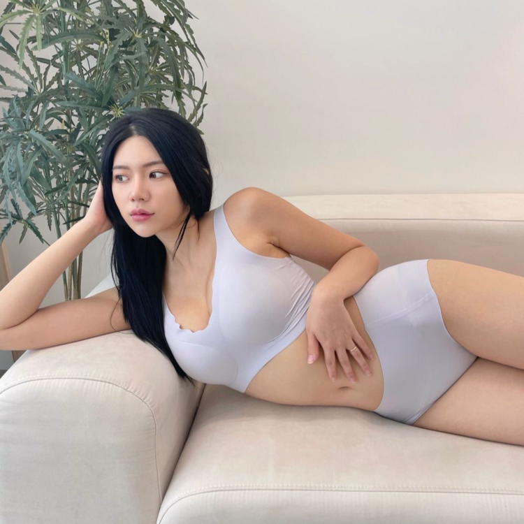 (44-66/편안함보장) 데일리 물결 심리스 브라 set (5color) : UPUP