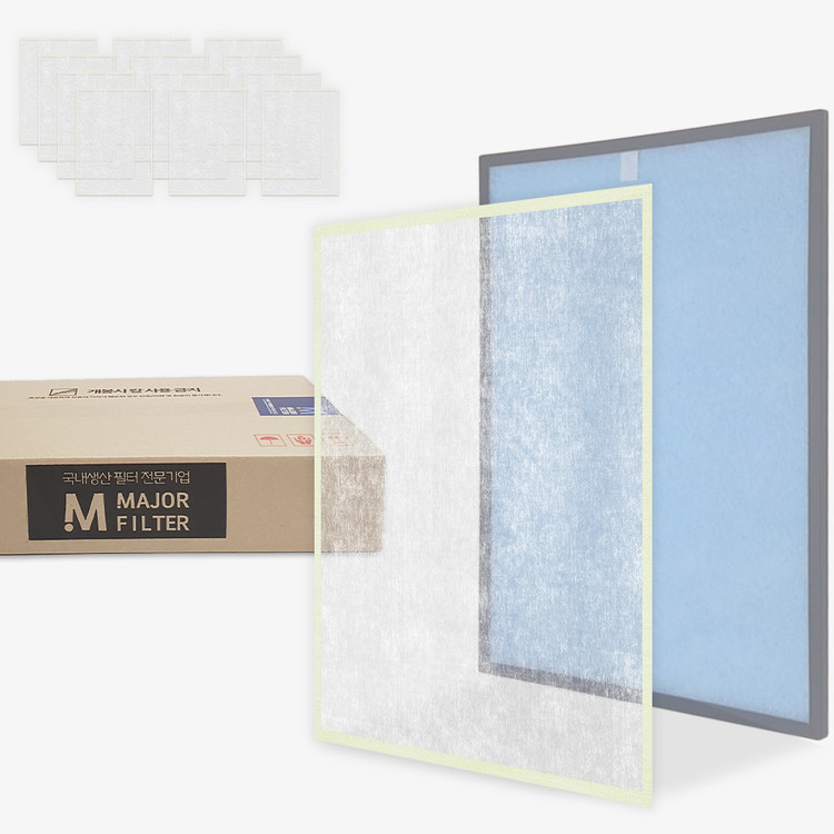 [호환] 국내생산 위닉스 공기청정기 보조 필터 AEH-SC441 퓨어441 필터케어12매 : 메이저필터