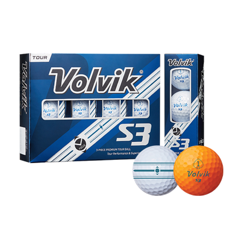 [Volvik] 볼빅 Tour S3 V-Foucs 3피스 우레탄 골프공 화이트 : [O-Plus Golf] 골프피팅용품 도매 ...