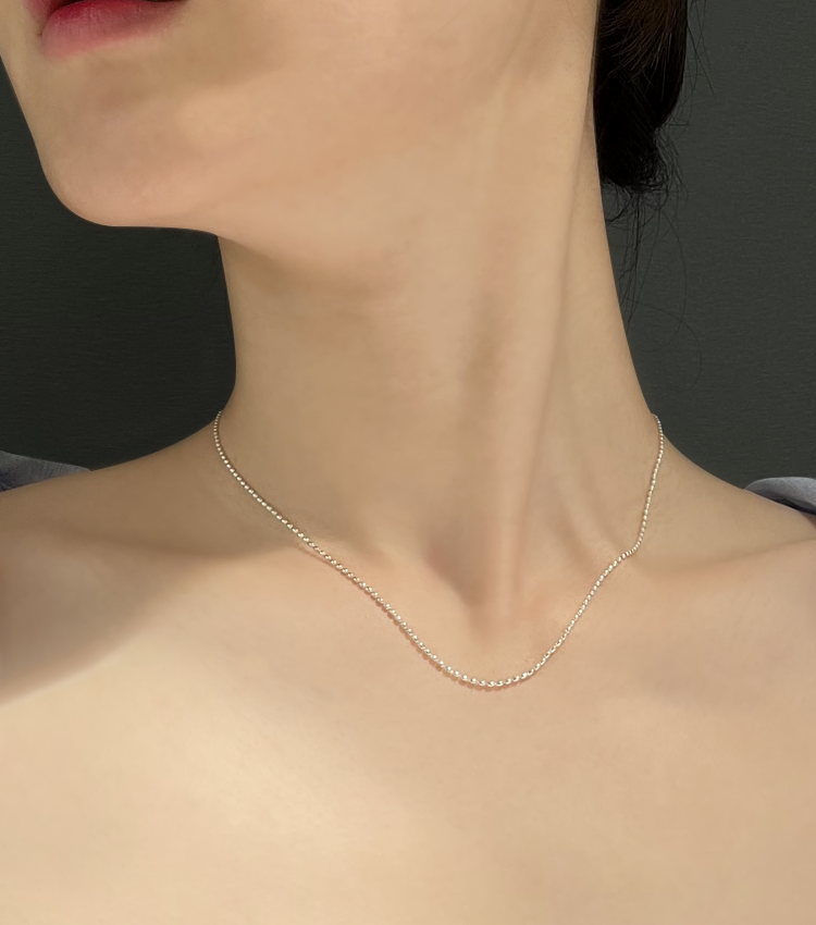 Mini seed chain necklace : illusoria 일루소리아