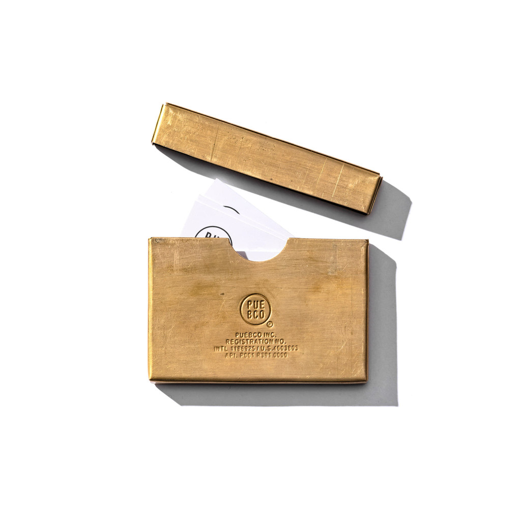 PUEBCO / BRASS CARD CASE