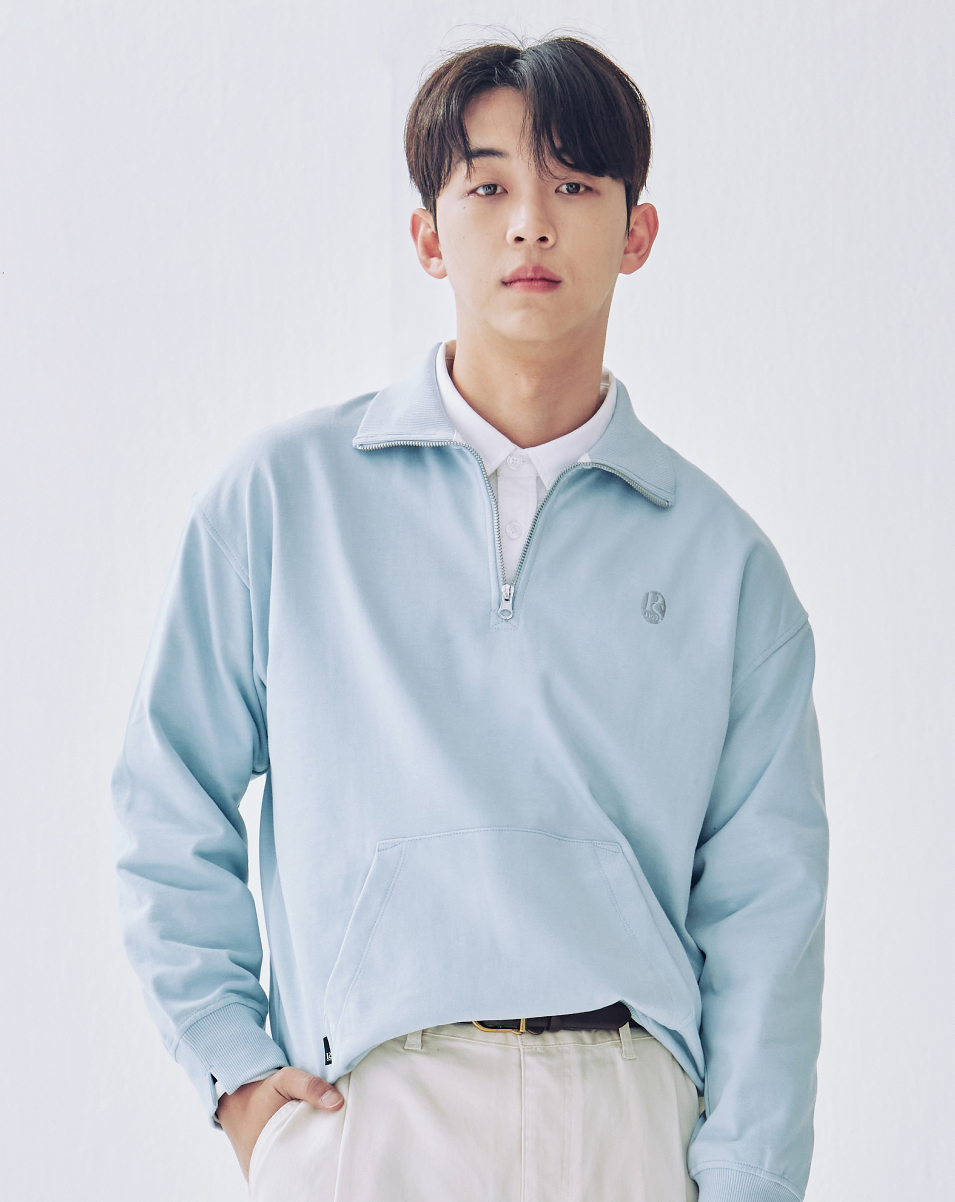 [Psalm110:3] 하이넥 루즈핏 시그니쳐 맨투맨(Mint) : PS1103