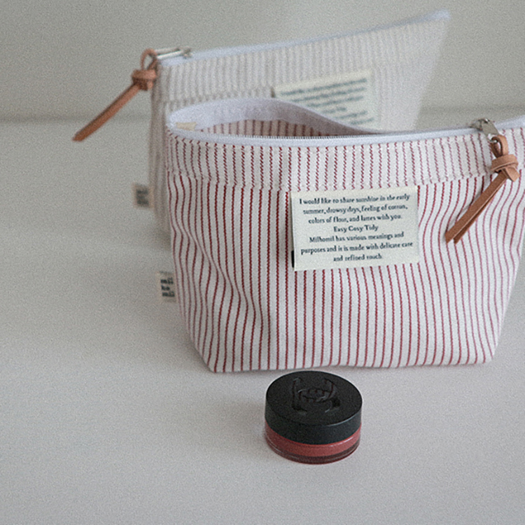 플레인 파우치 - Baseball team 2 colors : easy.cosy.tidy Fabric Goods milhomil 밀호밀