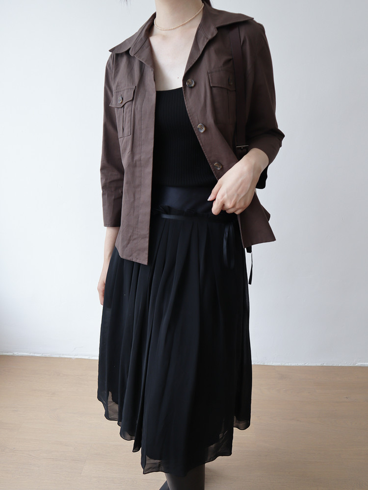 VINTAGE POCKET SHIRKET : oaens