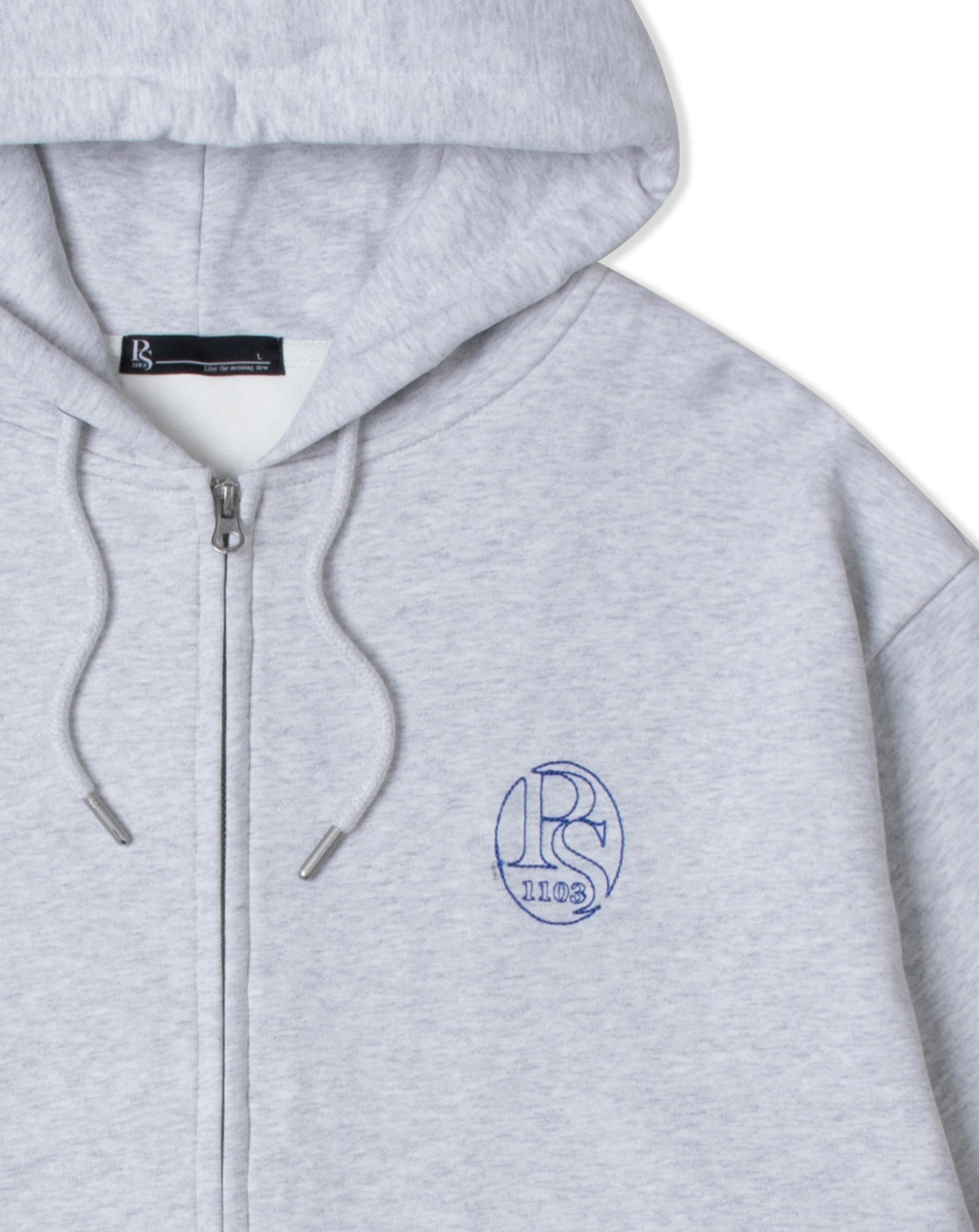 [Psalm110:3] 시그니쳐 스웨트 후드짚업(L/Gray) : PS1103