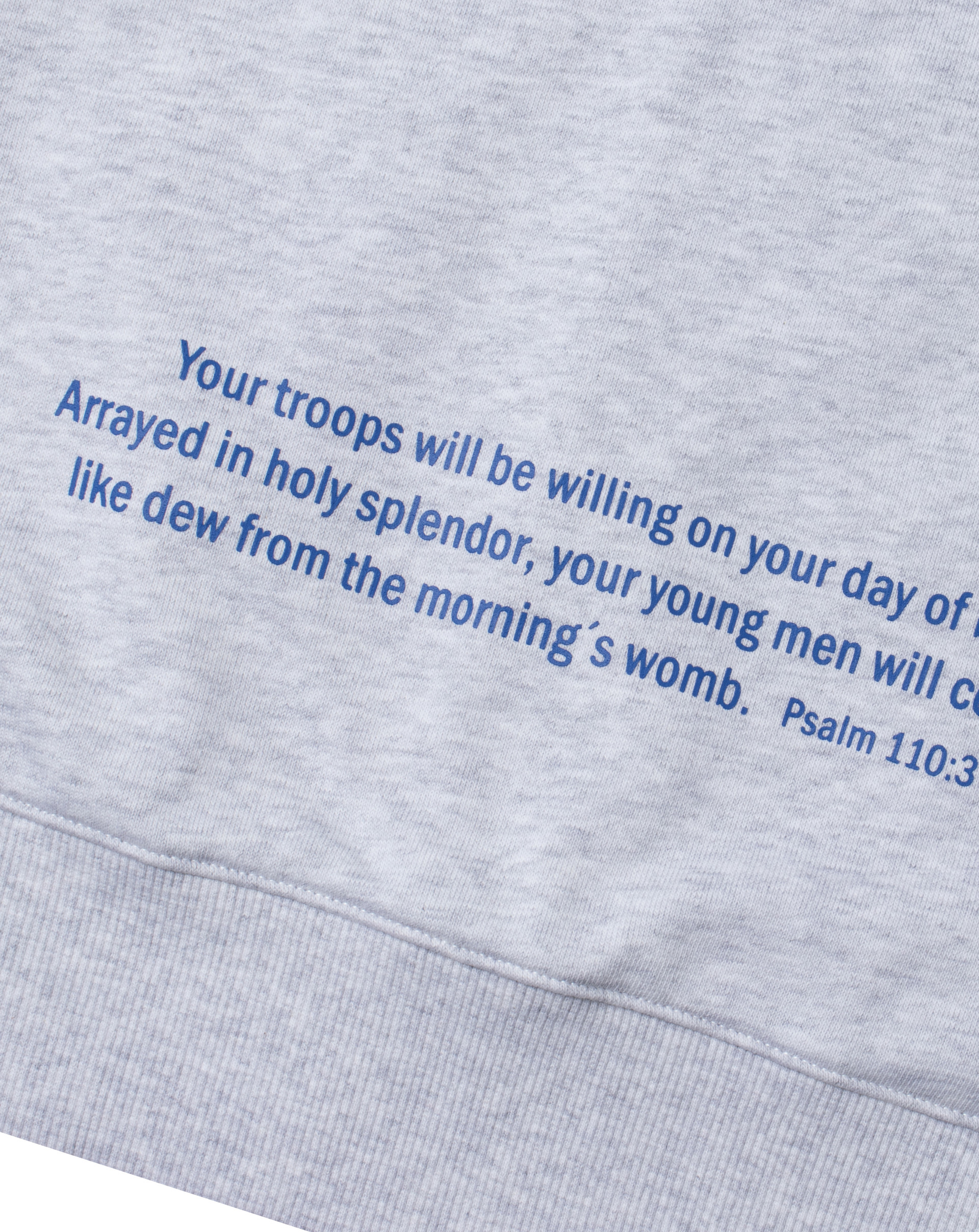 [Psalm110:3] 시그니쳐 스웨트 후드짚업(L/Gray) : PS1103