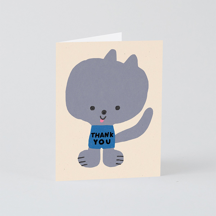 [ Wrap ] Thank You Kitty_ Card : 블룹 bloop ㅣ 프리미엄 키즈 라이프스타일