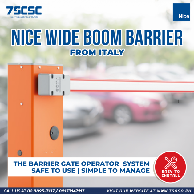 High Quality Boom Barrier from Italy. : A.I CCTV | CCTV Philippines ...