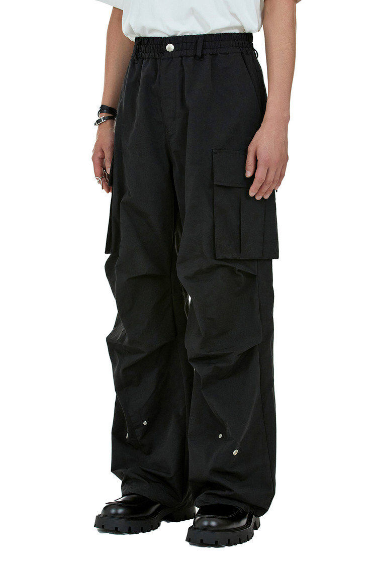 Modify snap cargo pants (black) : 더 아이덴티티 프로젝트 LAB