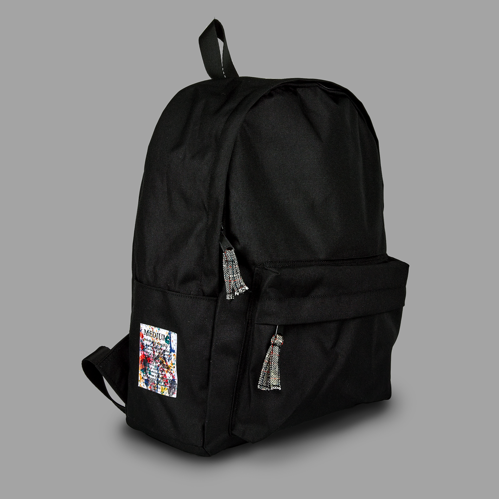 Fabric Haul Handle Backpack - Paint Label : MEDIUMS