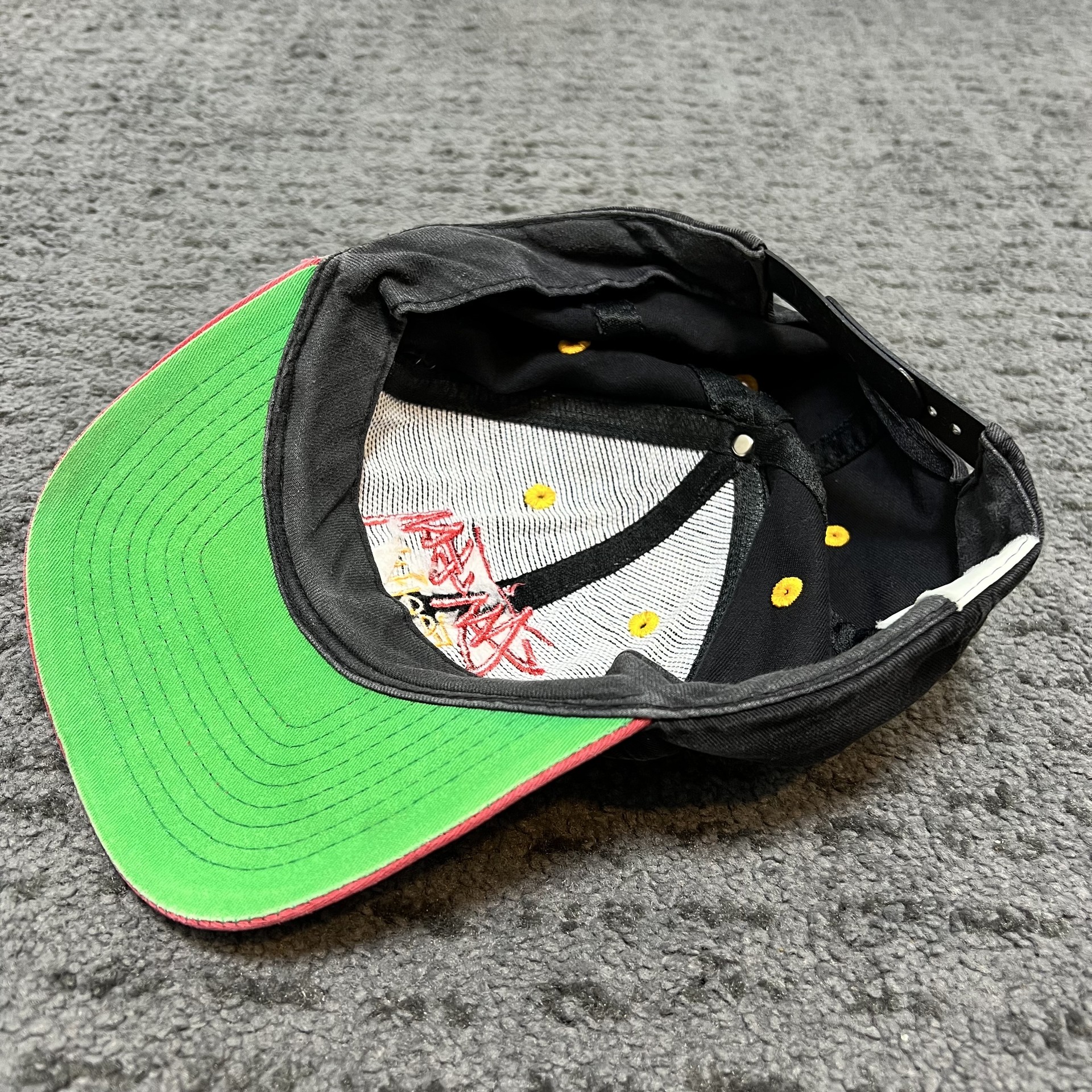 90s stussy 2tone(black/red) fade cap : soberseoul