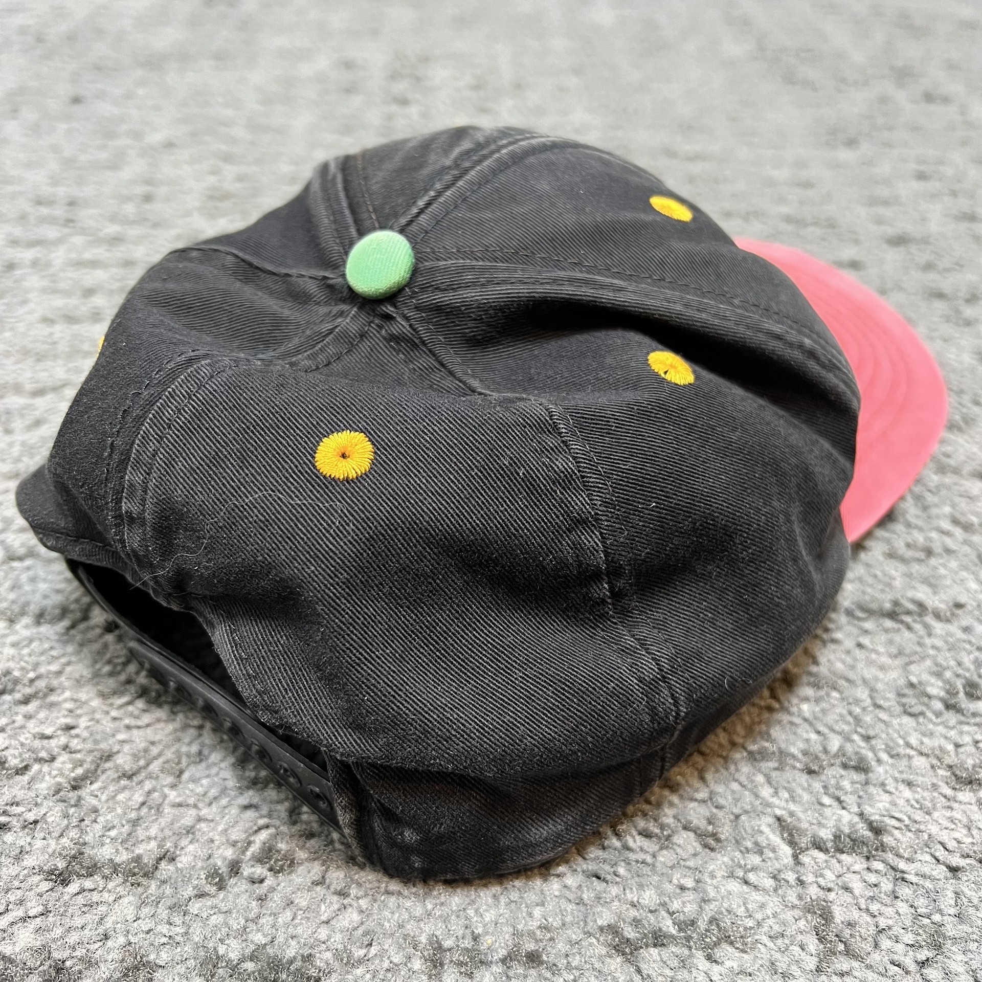 90s stussy 2tone(black/red) fade cap : soberseoul