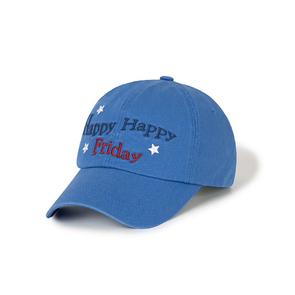 Happy Happy Friday cap [Blue] : DOBIE 도비