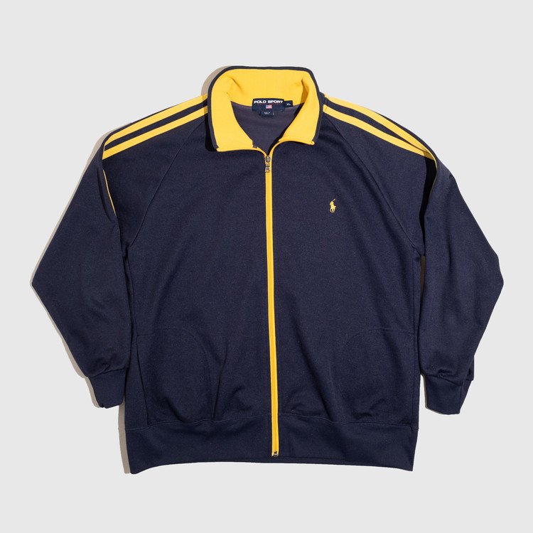 (BFD275) 90's Polo Sport Track Jacket Navy XL : BROWN FRONT DOOR