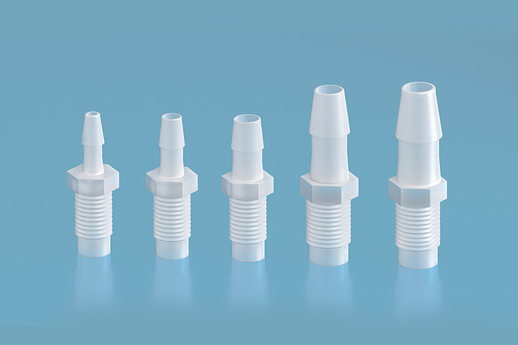 [Fitting]Barb-to-Male Adapter PP PTFE 재질 연질튜빙커넥터 아답터 니플 니쁠 Nipple 나사탭 ...