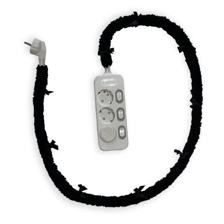 Fuzzy multi-tap_Ribbon_Black (Black) : 퍼지룸 fuzzyroom