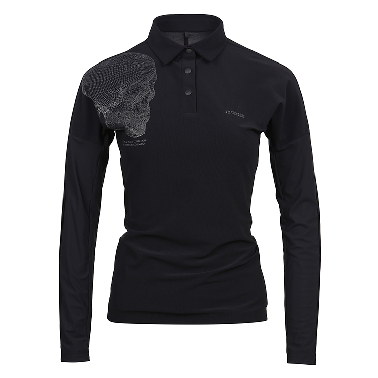 WOMEN AERO SHIELD COLLAR T-SHIRTS : amazingcreamerica