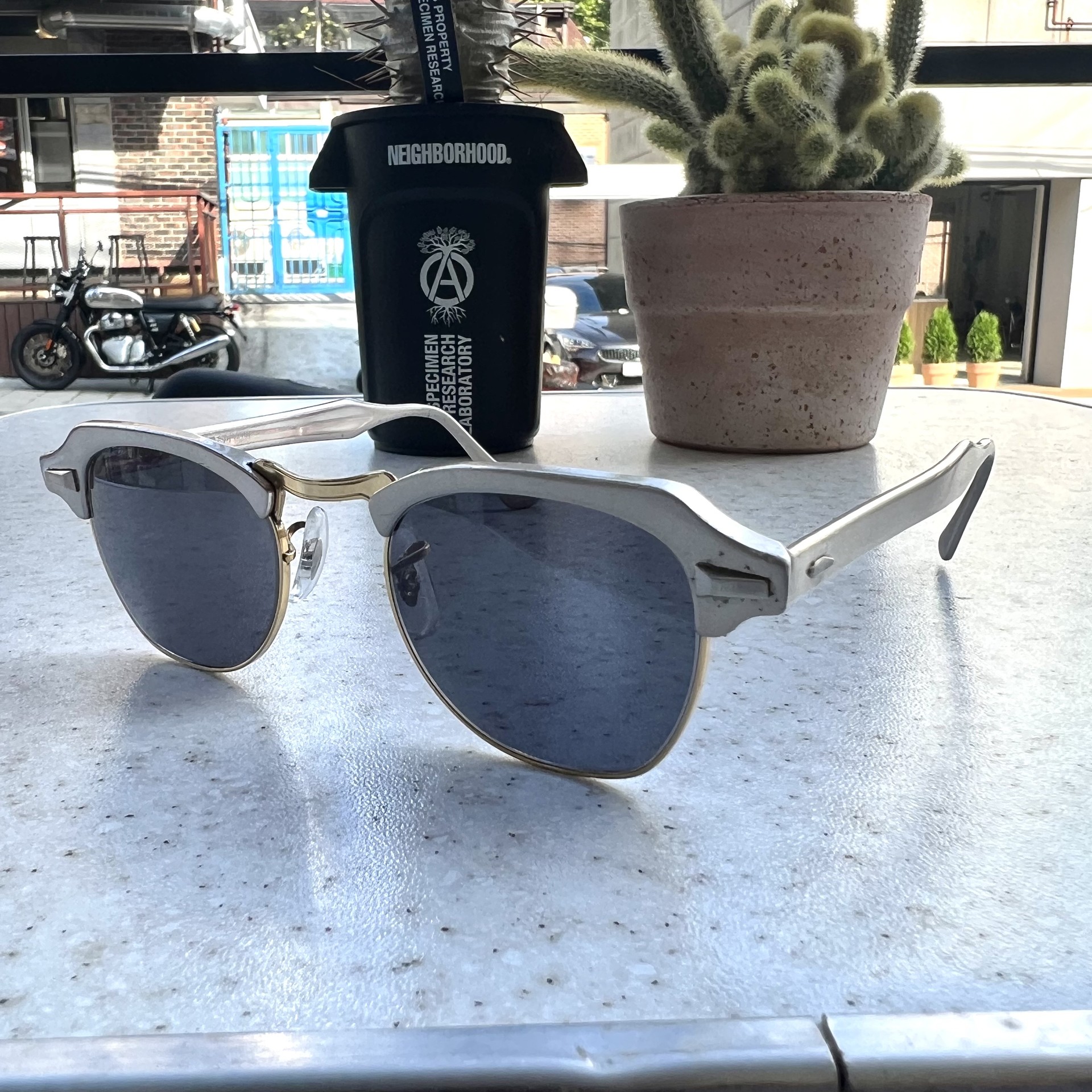 rare !! 50s-60s Bausch & Lomb Eyeglasses Frames silver/gold 44-20 ...