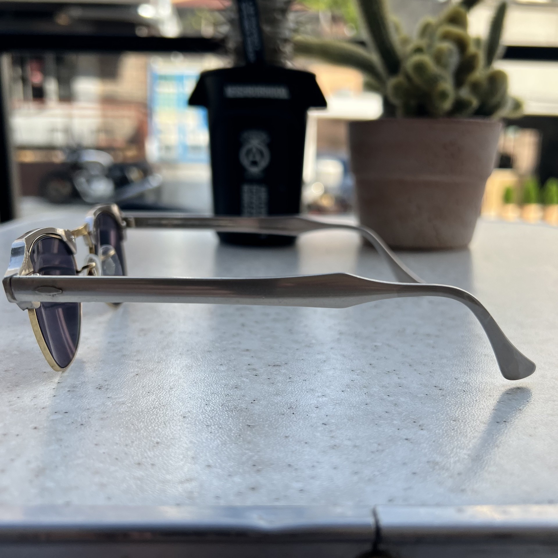 rare !! 50s-60s Bausch & Lomb Eyeglasses Frames silver/gold 44-20 ...