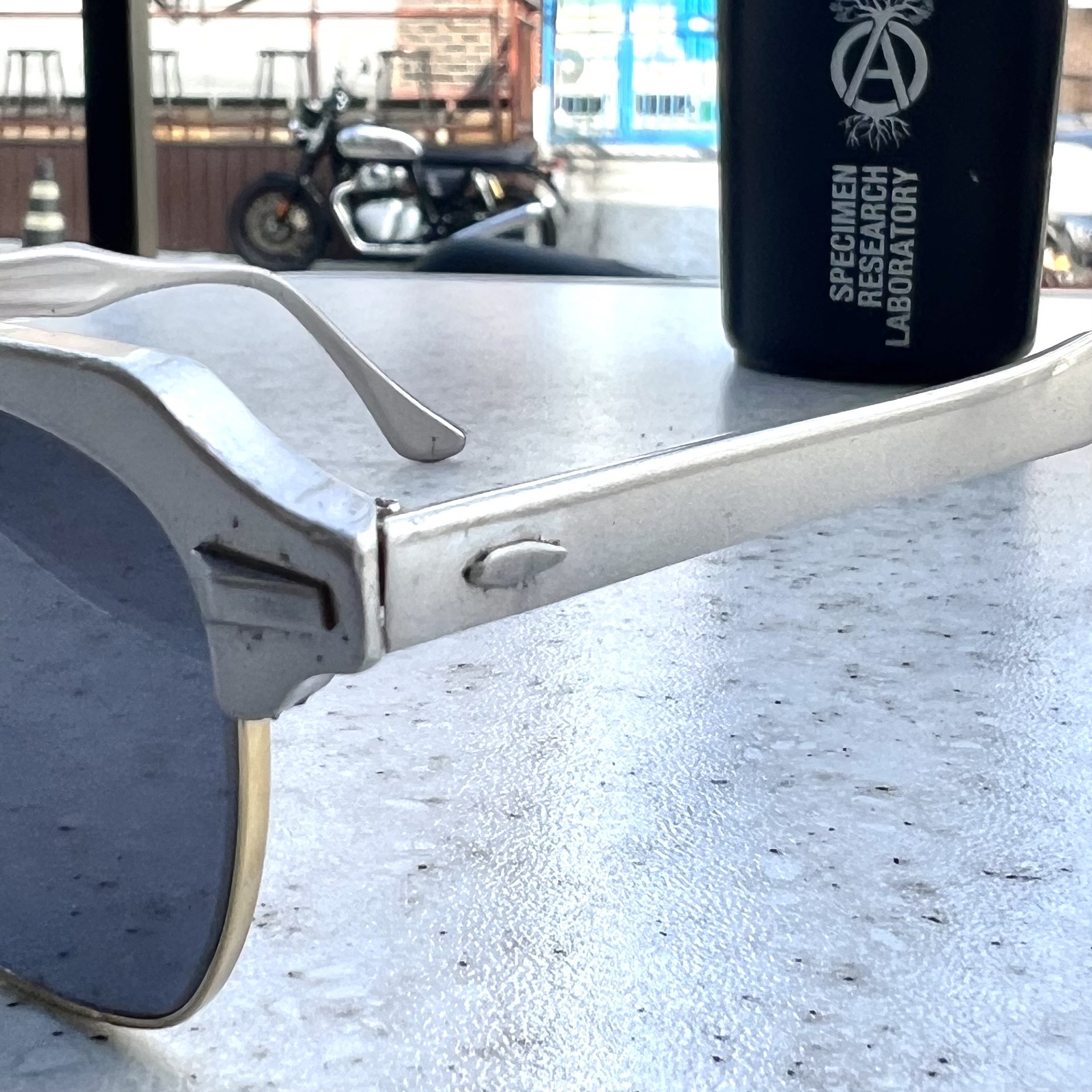 rare !! 50s-60s Bausch & Lomb Eyeglasses Frames silver/gold 44-20 ...