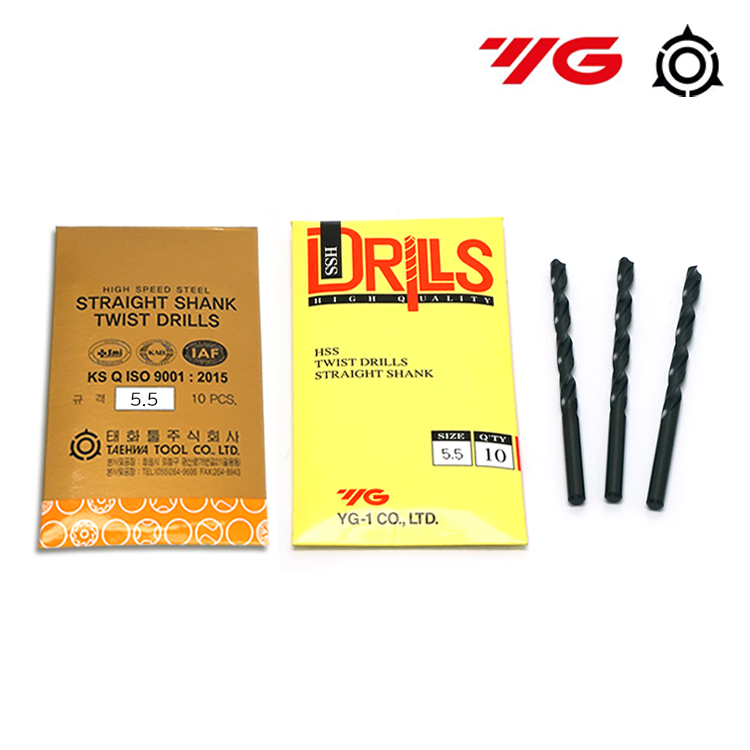 철 드릴비트 5.5mm HSS 고속강철드릴 : 아이언스토어 ironstore