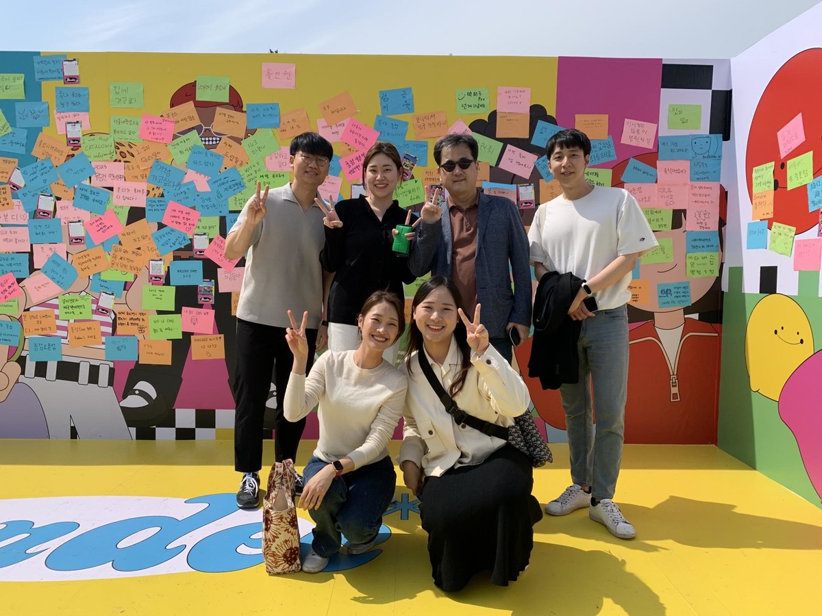 2023년 봄 대학 축제. 세미나 수강한 학생들과 함께... : NALBO-ALBUM