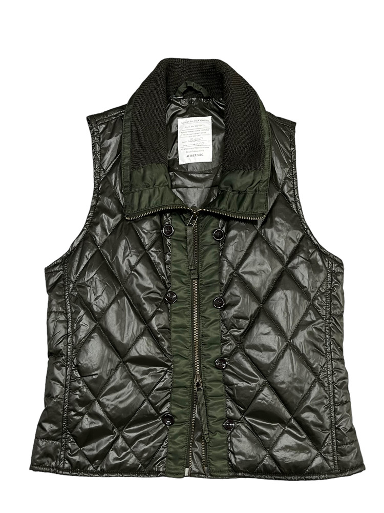 AVIREX 2way zip up vest : RAG STORE