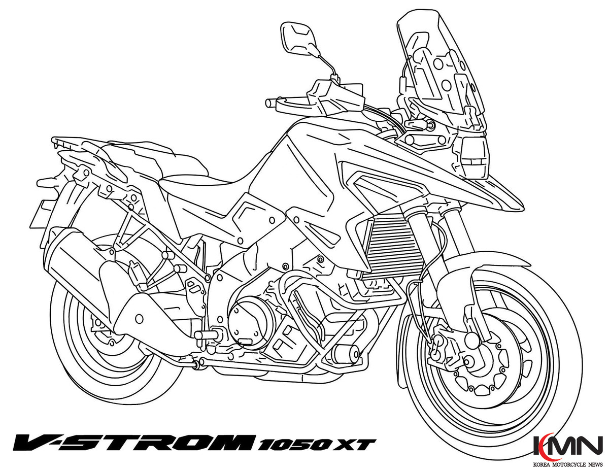 월드뉴스_스즈키, 색칠하기 밑그림 무료 공개 : 한국이륜차신문