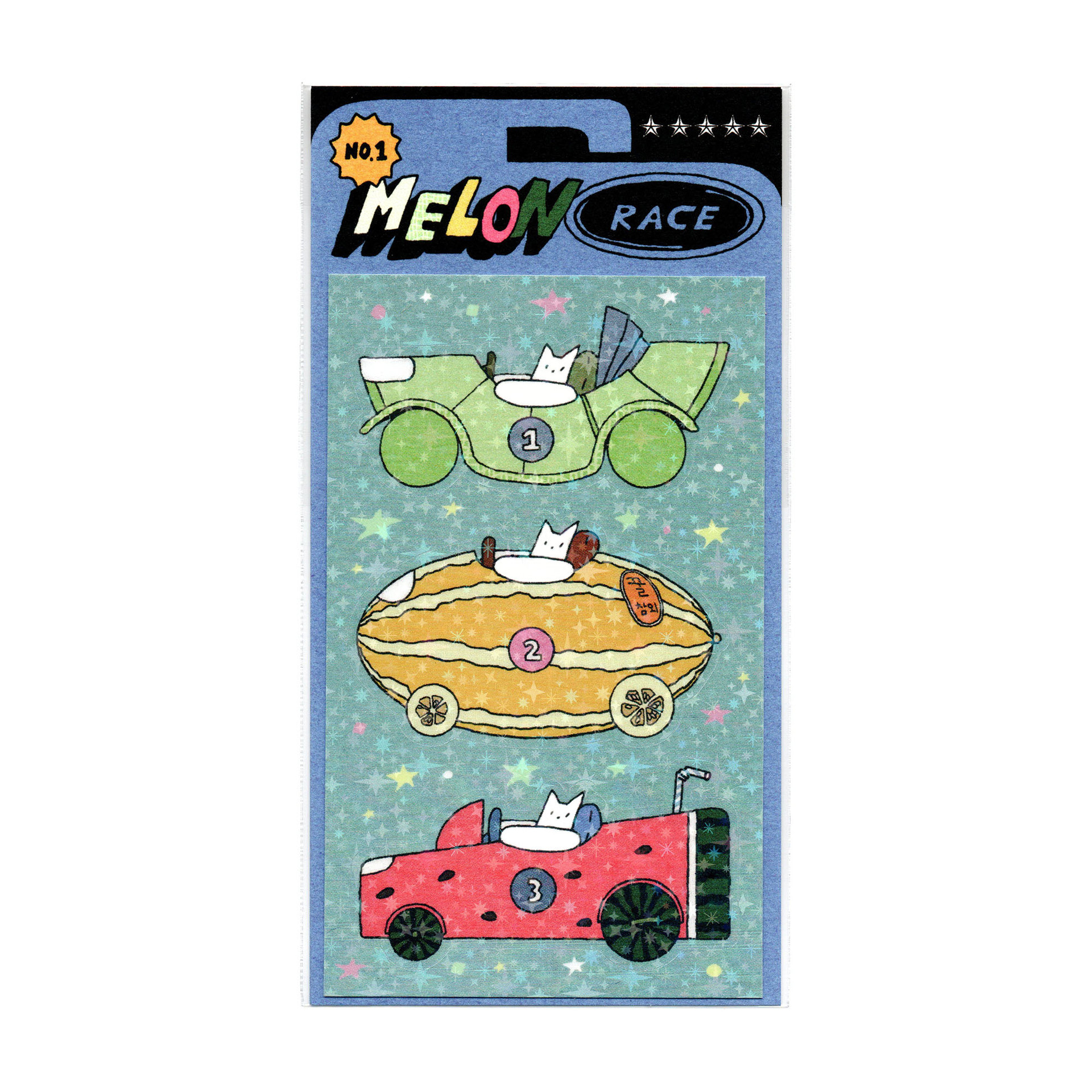 [5dock] 멜론 레이싱 스티커 : paperuler