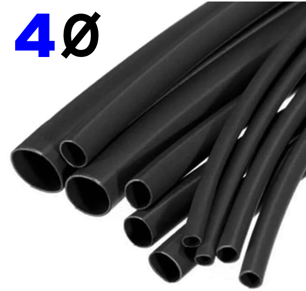 4Ø(파이) 수축튜브 / 1롤(100m) / 단가 92.3원 : 하네스몰