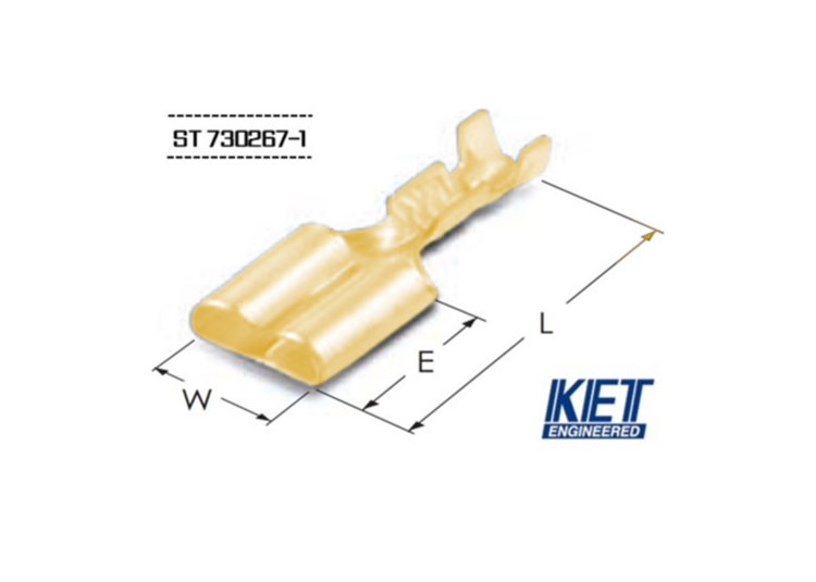 250 터미널 / 1롤(5000개) / KET / ST730267-1 / 단가 문의 후 구매가능 : 하네스몰