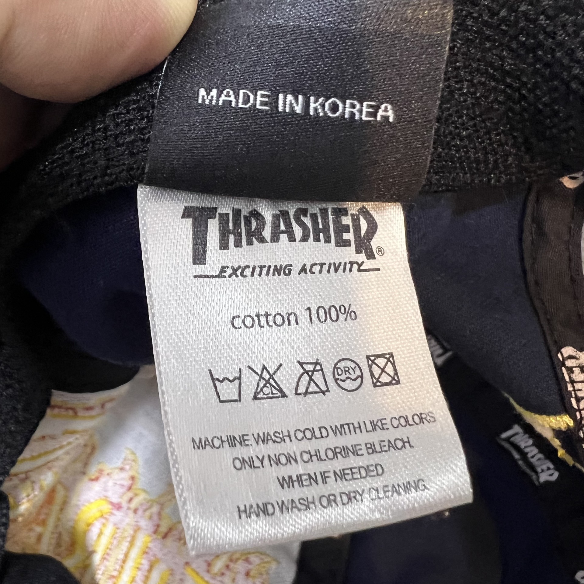 tharsher flame big logo 5panel cap : soberseoul