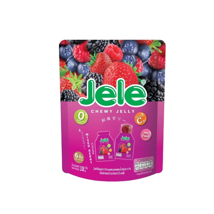 Jele/젤레 츄이 젤리 (믹스 베리) 108g : 니코니코 타이 마켓 / 태국 구매 대행