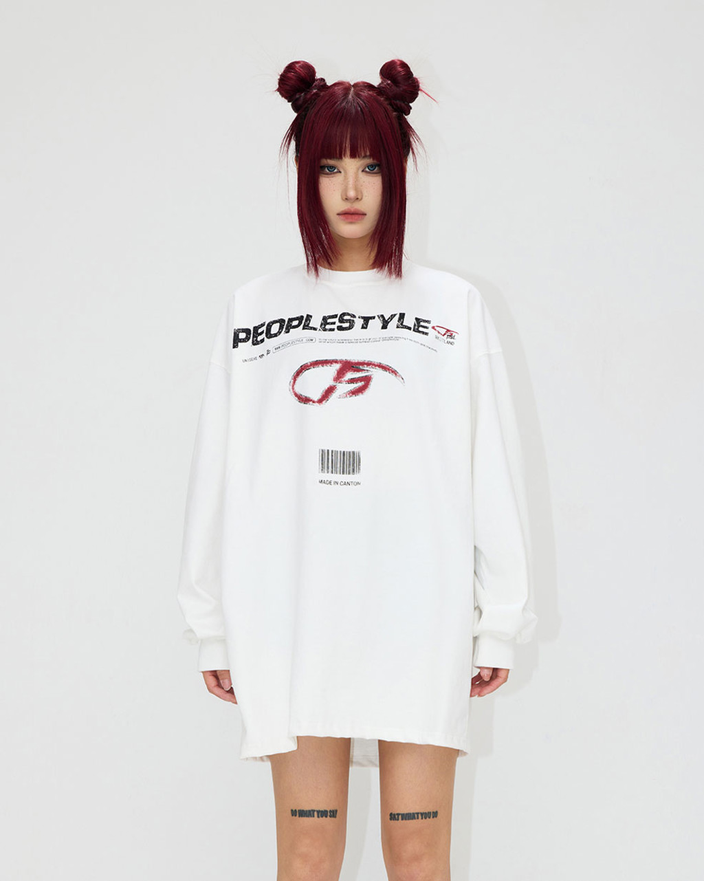 Bleach Punk Print Washing Sweatshirt (3color) (공용) : 아워플랜 | OURPLAN