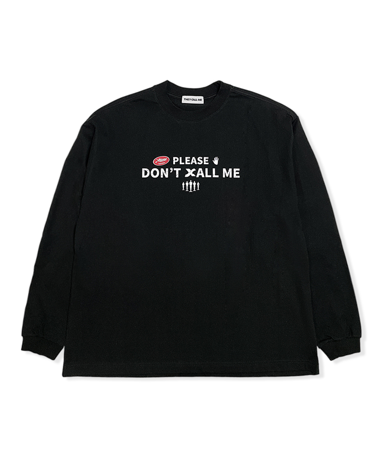 THEY CALL ME 013- DON'T XALL ME Black : THEY CALL ME 데이 콜 미
