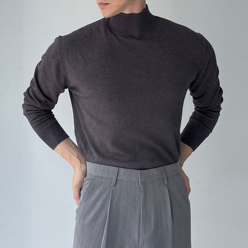 viscose mock turtleneck knit [10 colours] : BECLO | 베클로