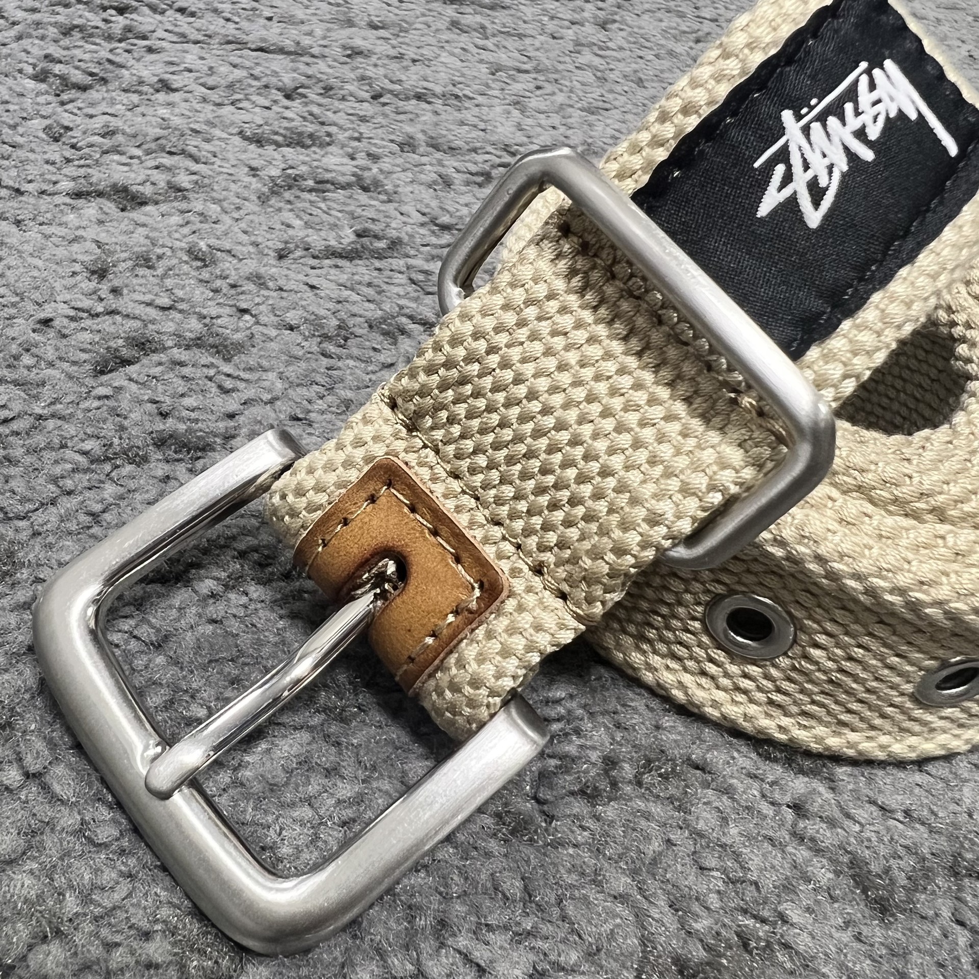stussy millitery base belt col.beige : soberseoul