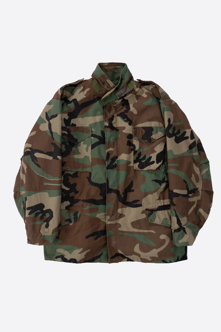 [100-105] US Military Cold Weather M65 Field Jacket Woodland Camo No. 4974 : 월드피스 다이어트